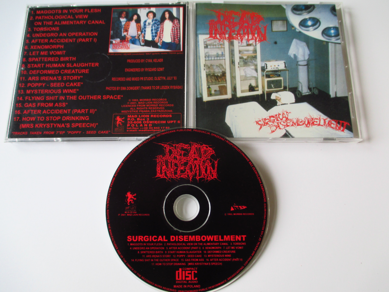Dead Infection – Surgical Disembowelment - Vintage-Analog-Digital Media