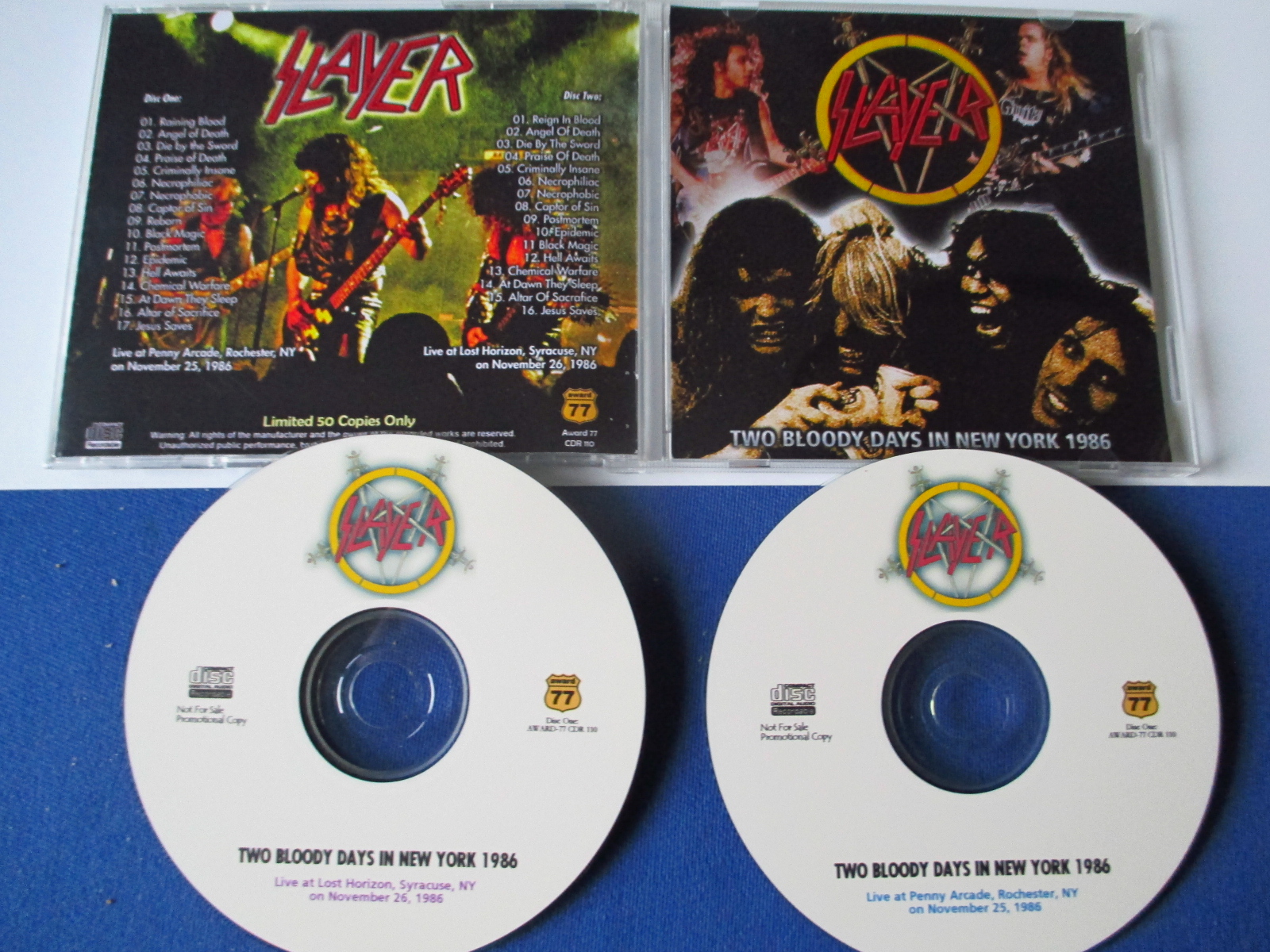 Slayer – Two Bloody Days In New York 1986 - Vintage-Analog-Digital Media