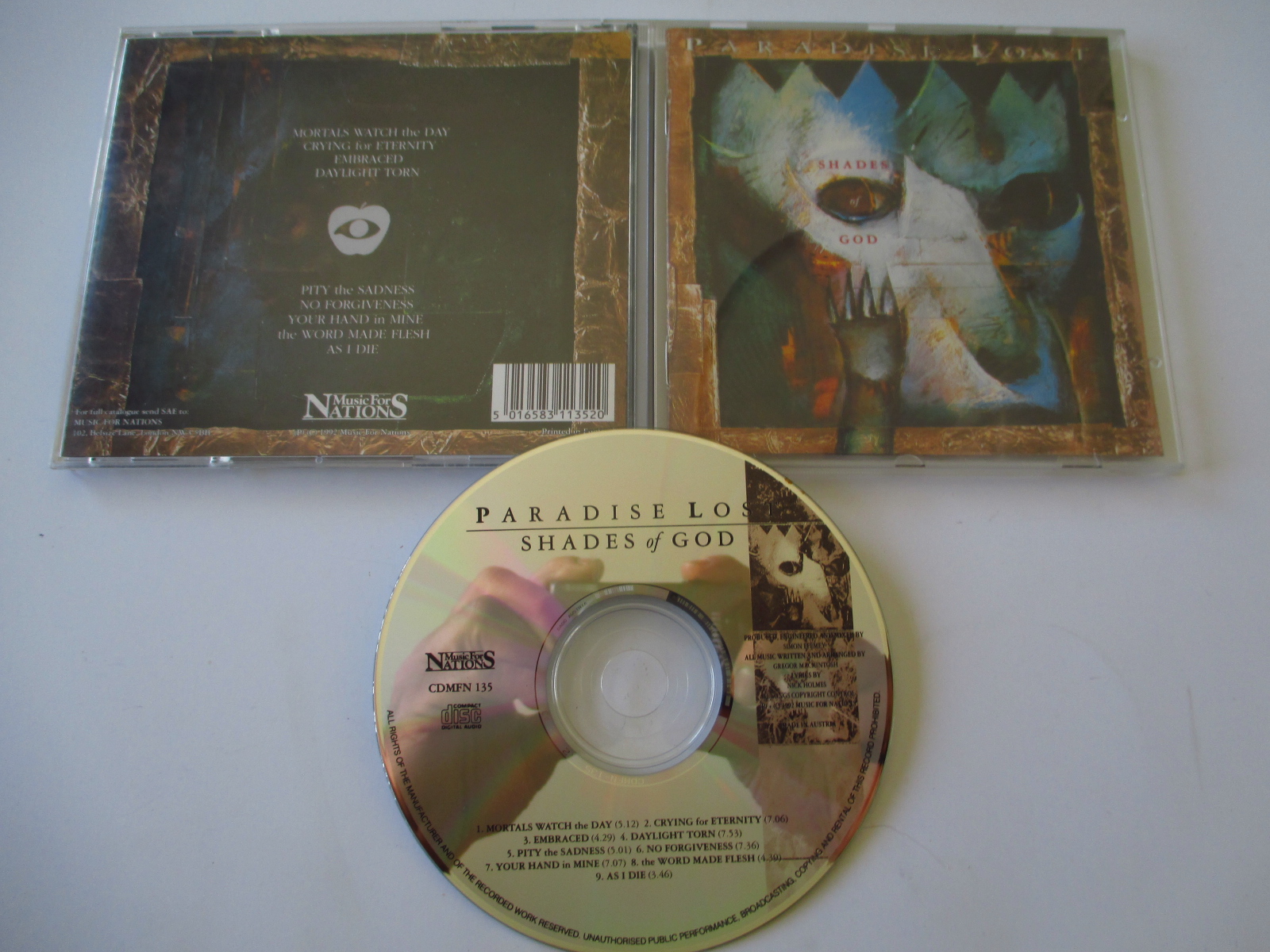 Paradise Lost – Shades Of God - Vintage-Analog-Digital Media